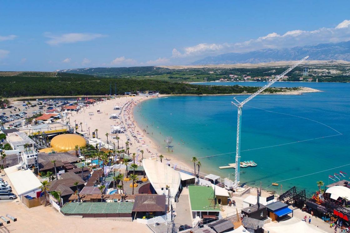 Strand Zrće, Insel Pag | Buchten und Strände